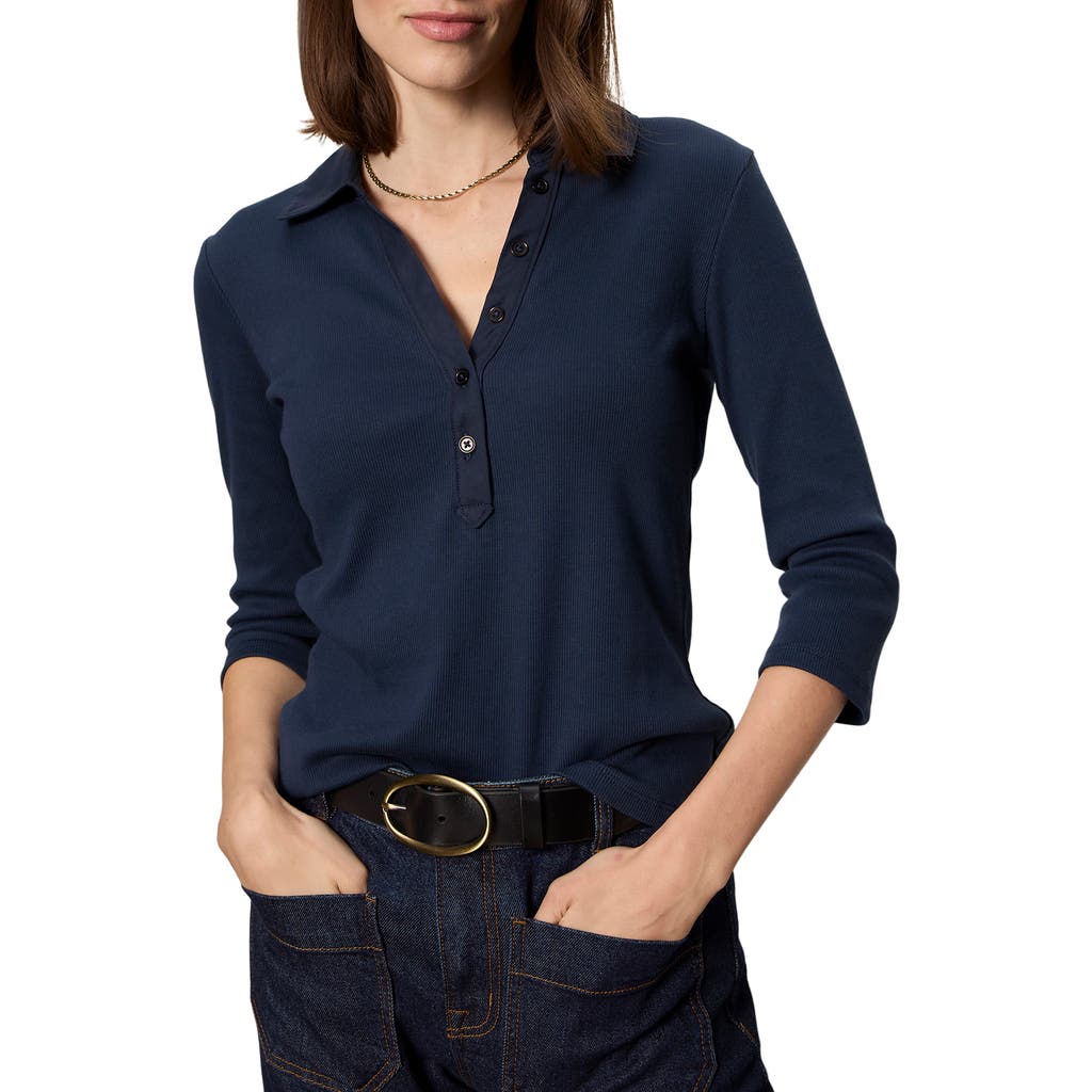 SANCTUARY Sanctuary Echo Rib Henley Top
